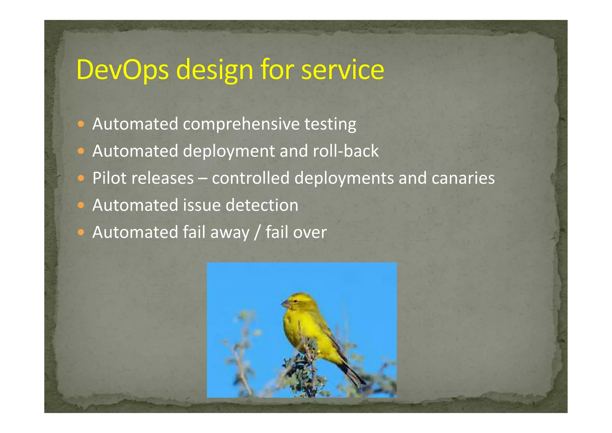 Kevin Holland - Rethinking service levels to suit DevOps and Agile environments | PPT