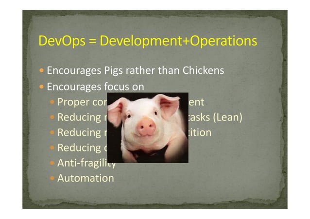 Kevin Holland - Rethinking service levels to suit DevOps and Agile environments | PPT