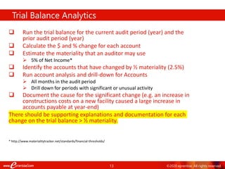 5 Key Audit Procedures for Rock-Solid Trial Balances | PDF