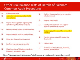5 Key Audit Procedures for Rock-Solid Trial Balances | PDF