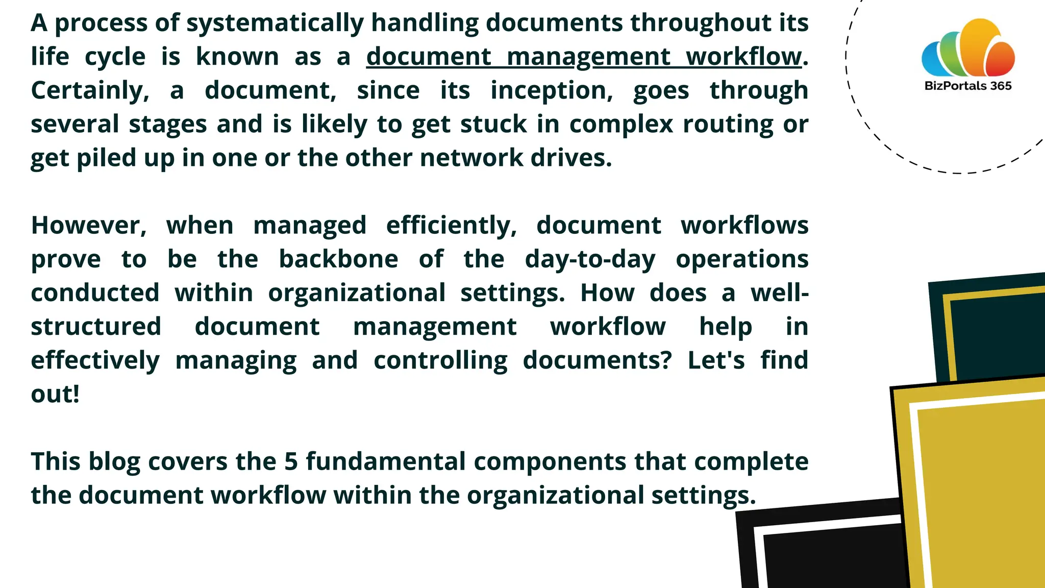 5 Key Components of a Document Management Workflow | PDF