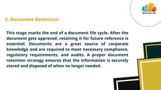 5 Key Components of a Document Management Workflow | PDF