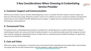 5 Key Considerations When Choosing A Credentialing Service Provider.pptx