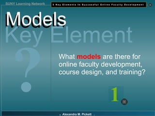 5 key elements of successful online faculty development programs | PPT