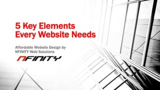5 key elements every website needs | PPT
