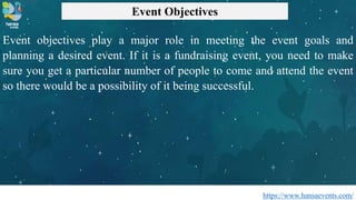 5 key elements of any event | PPTX | Business | Business and Finance