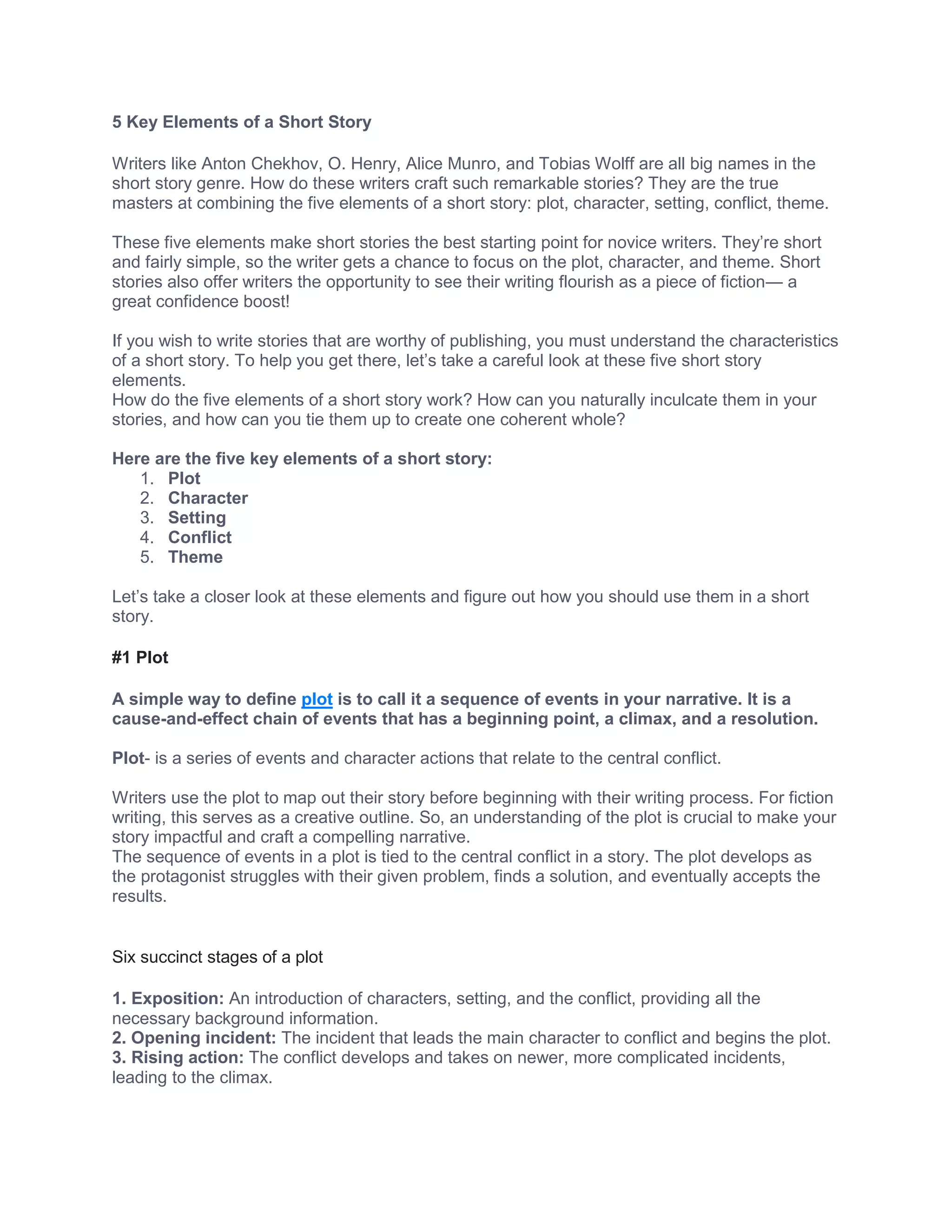 5 Key Elements of a Short Story.docx
