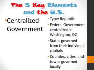 5 key elements of civilization | PPTX