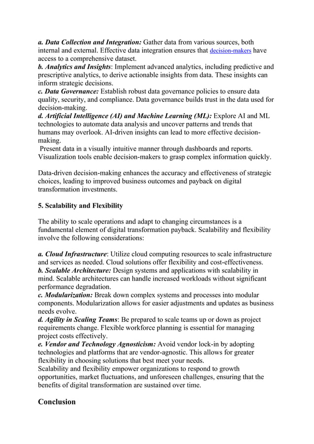 5 Key Elements of Digital Transformation Payback | The Enterprise World ...