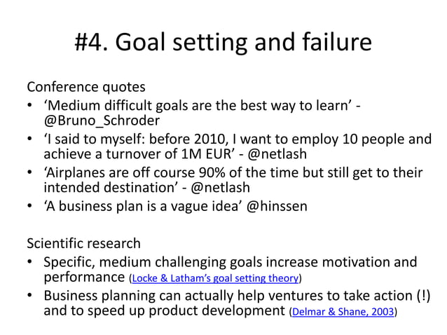 5 key lessons from Failing Forward Conference 2013 | PPT