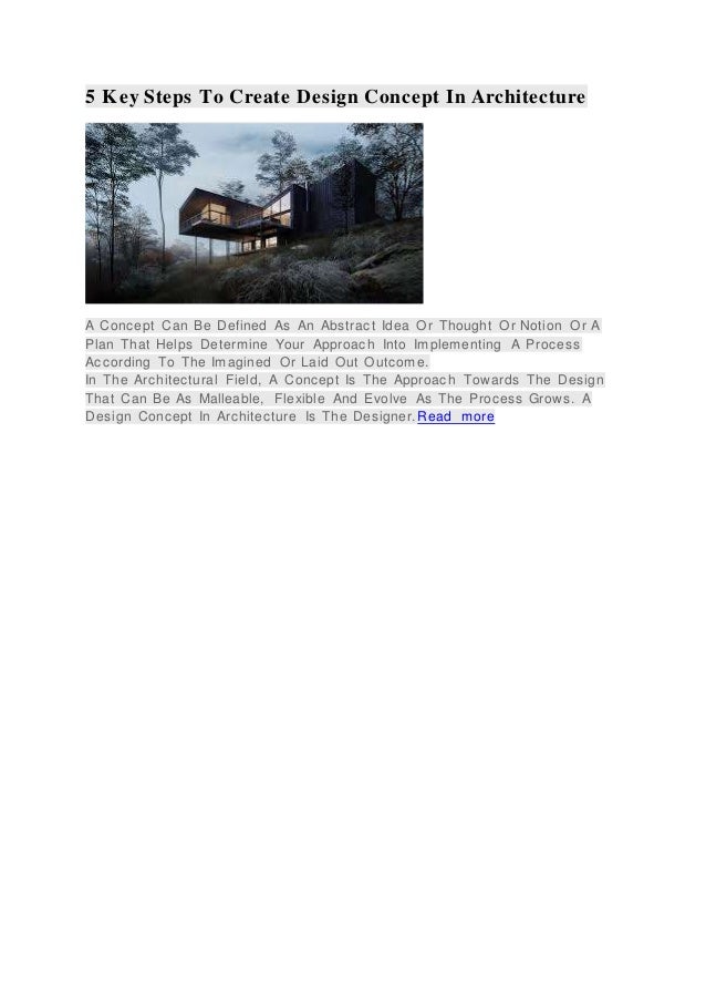 5 Key Steps To Create Design Concept In Architecture.docx