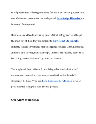 5 Key Steps to Successfully Hire Reactjs App Developers.pdf