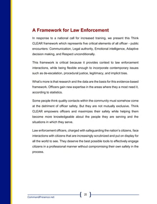 5 keys to improved officer safety and performance(1) | PDF