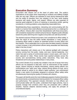 5 keys to improved officer safety and performance(1) | PDF