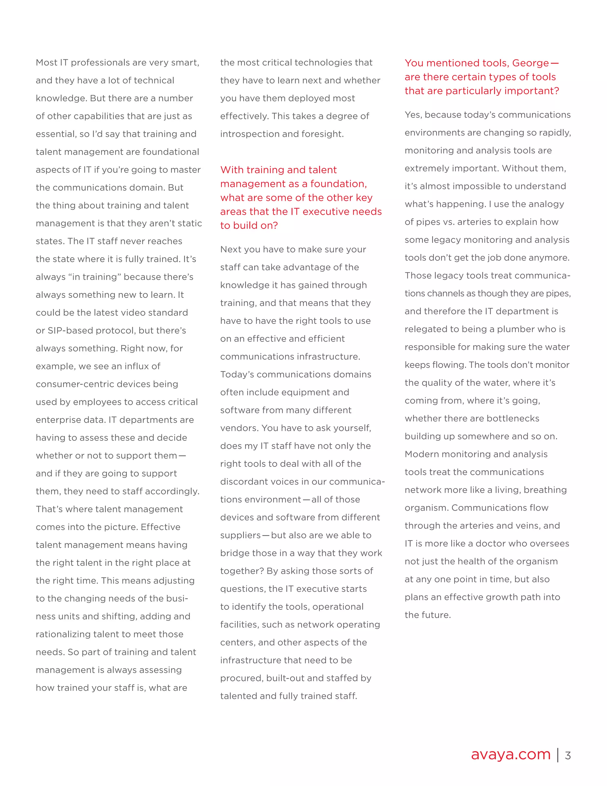 5 Keys to Mastering Today's Communication Domain | PDF