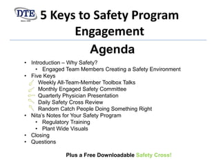 5 keys to safety program engagement | PPTX