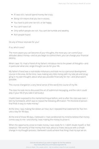 5 keys to wealth and success | PDF