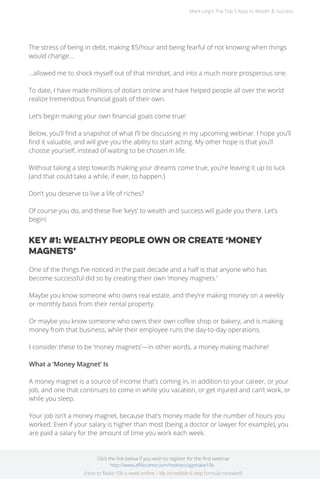 5 keys to wealth and success | PDF