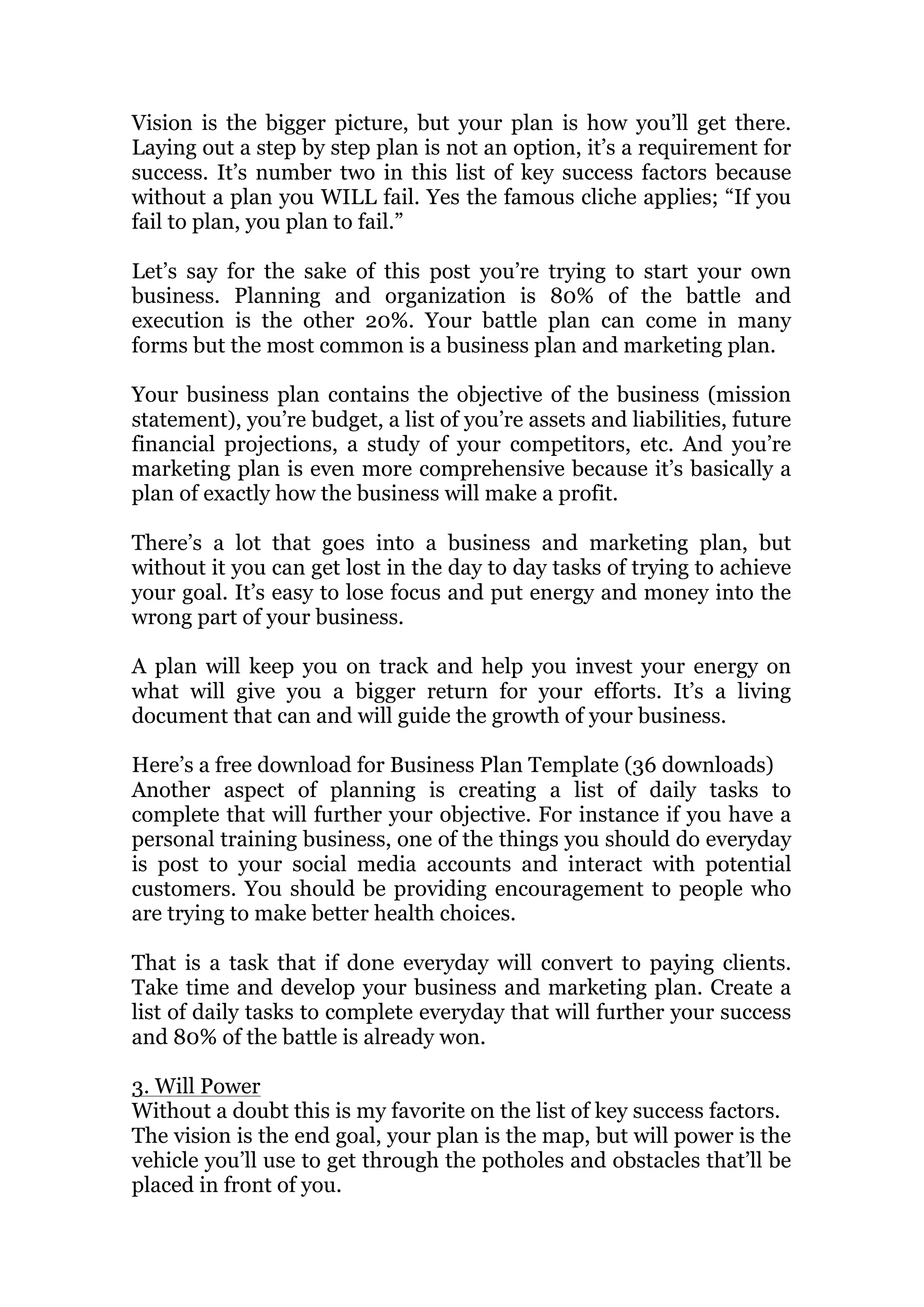 5 key success factors | PDF