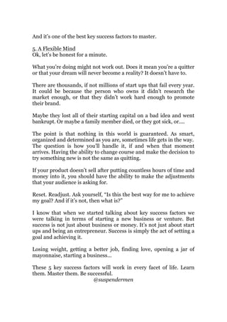 5 key success factors | PDF