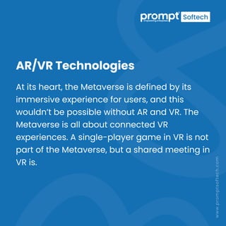5 Key Technologies for the Development of the Metaverse | PDF