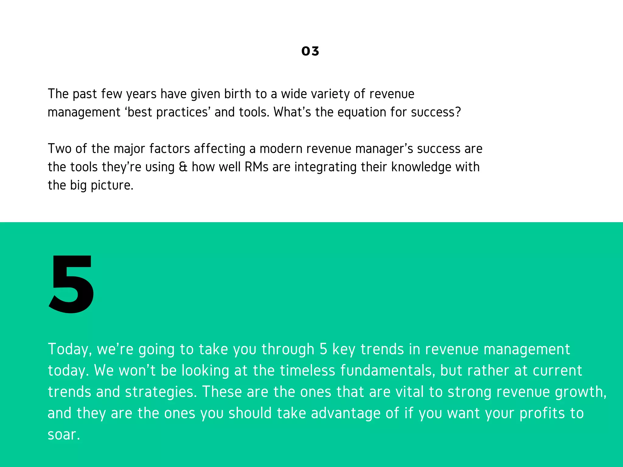 5 Key Trends for Modern Revenue Management | PPT