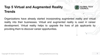 5 Key Trends in Virtual Reality and Augmented Reality Careers in 2020? | PPT