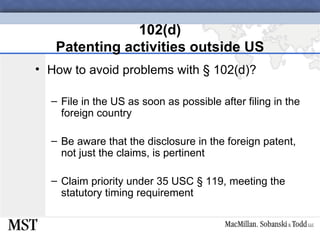 05-Patent Novelty 35 USC §102 | PPT