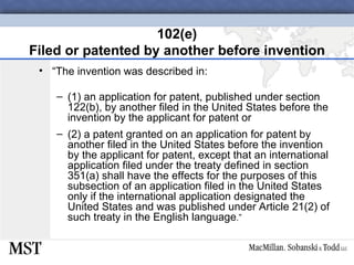 05-Patent Novelty 35 USC §102 | PPT