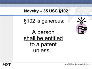 05-Patent Novelty 35 USC §102 | PPT