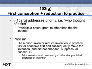 05-Patent Novelty 35 USC §102 | PPT