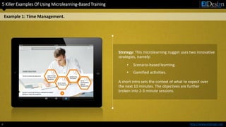 5 Killer Examples : How to Use Microlearning Based Training Effectively - EI Design | PPTX