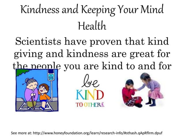5-Preschool Kindness and Mental Health | PPTX