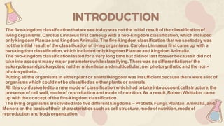 5 KINGDOM-BIO REPORTING.pdf FIVE KINGDOMS | PDF