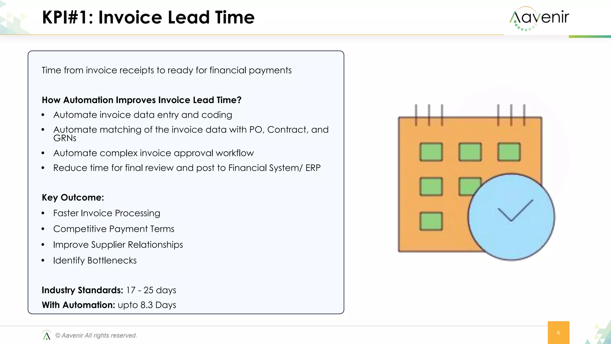 5 KPIs That Drive Accounts Payable Performance | PPT