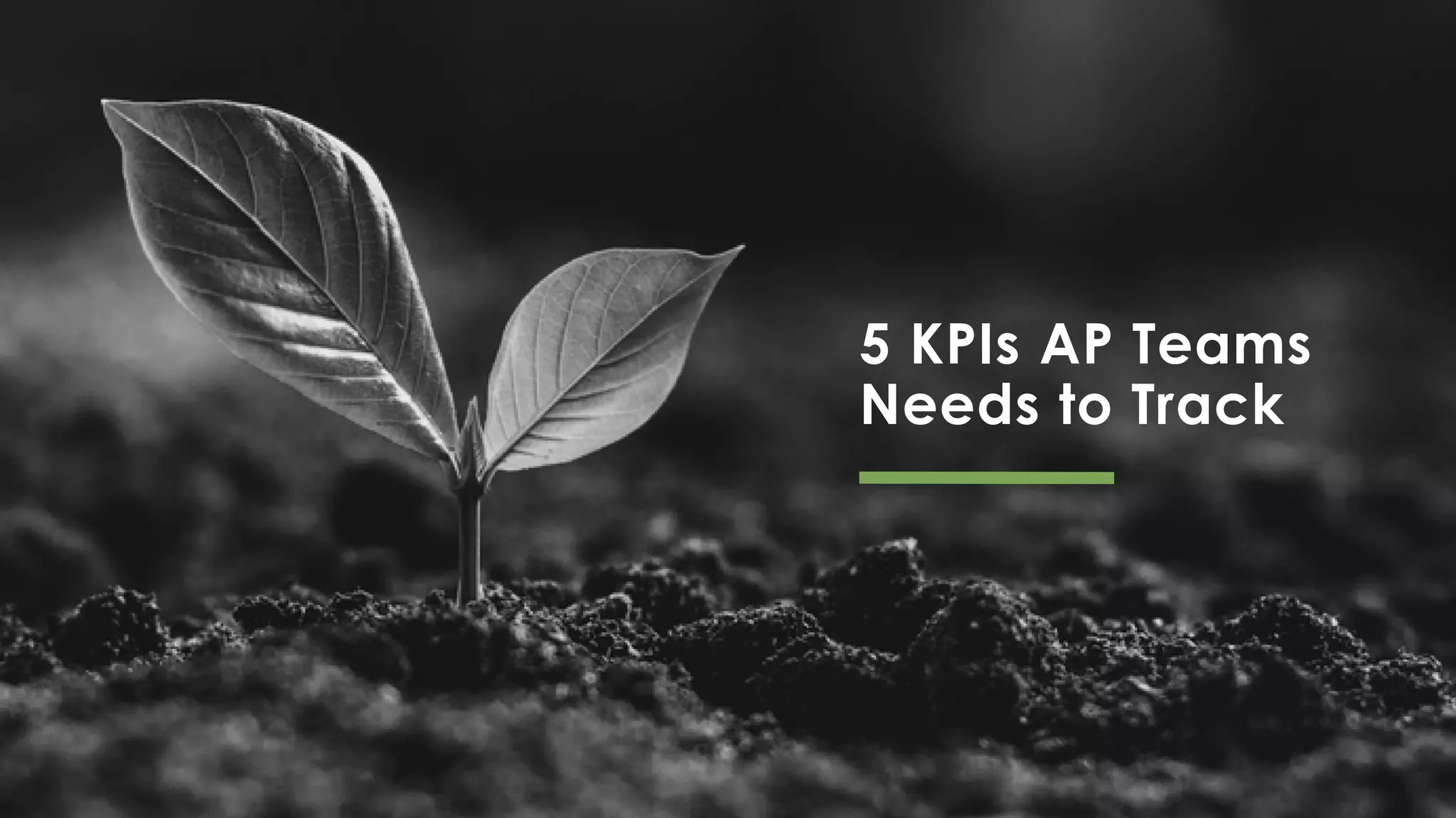 5 KPIs That Drive Accounts Payable Performance | PPT
