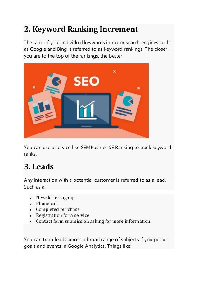5 KPIs to Track Your SEO Performance.pdf | Search | Internet