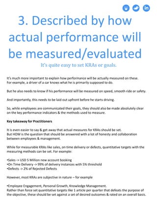 5 KRAs for Performance Appraisals | PDF