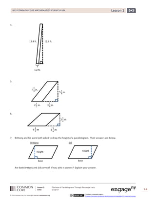 G6 m5-a-lesson 1-s | DOCX | Physics | Science