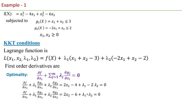 5 Kuhn-Tucker Conditions explained for optimization | PDF