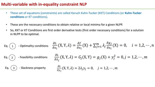 5 Kuhn-Tucker Conditions explained for optimization | PDF