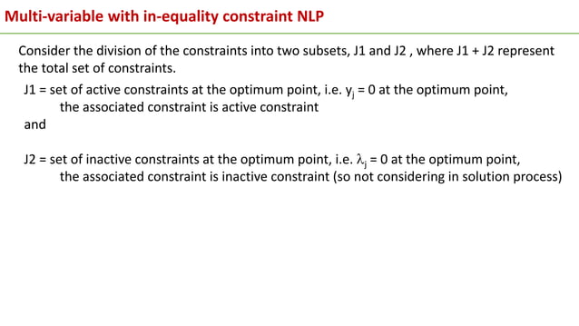 5 Kuhn-Tucker Conditions explained for optimization | PDF