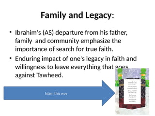 The Story of Allah's friend - Ibrahim (AS) | PPTX