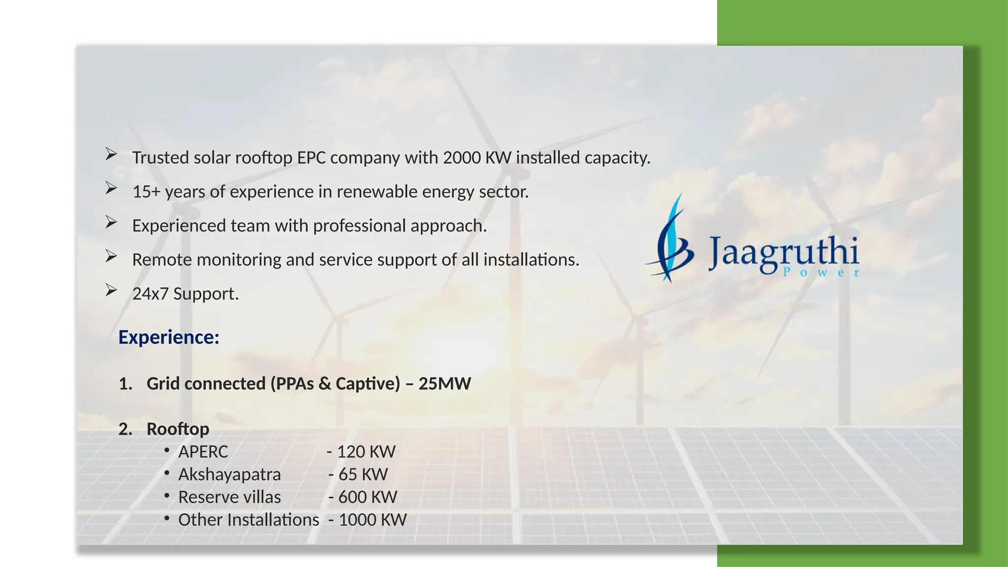 5 KW Solar system installaltion and commissioning | PPT