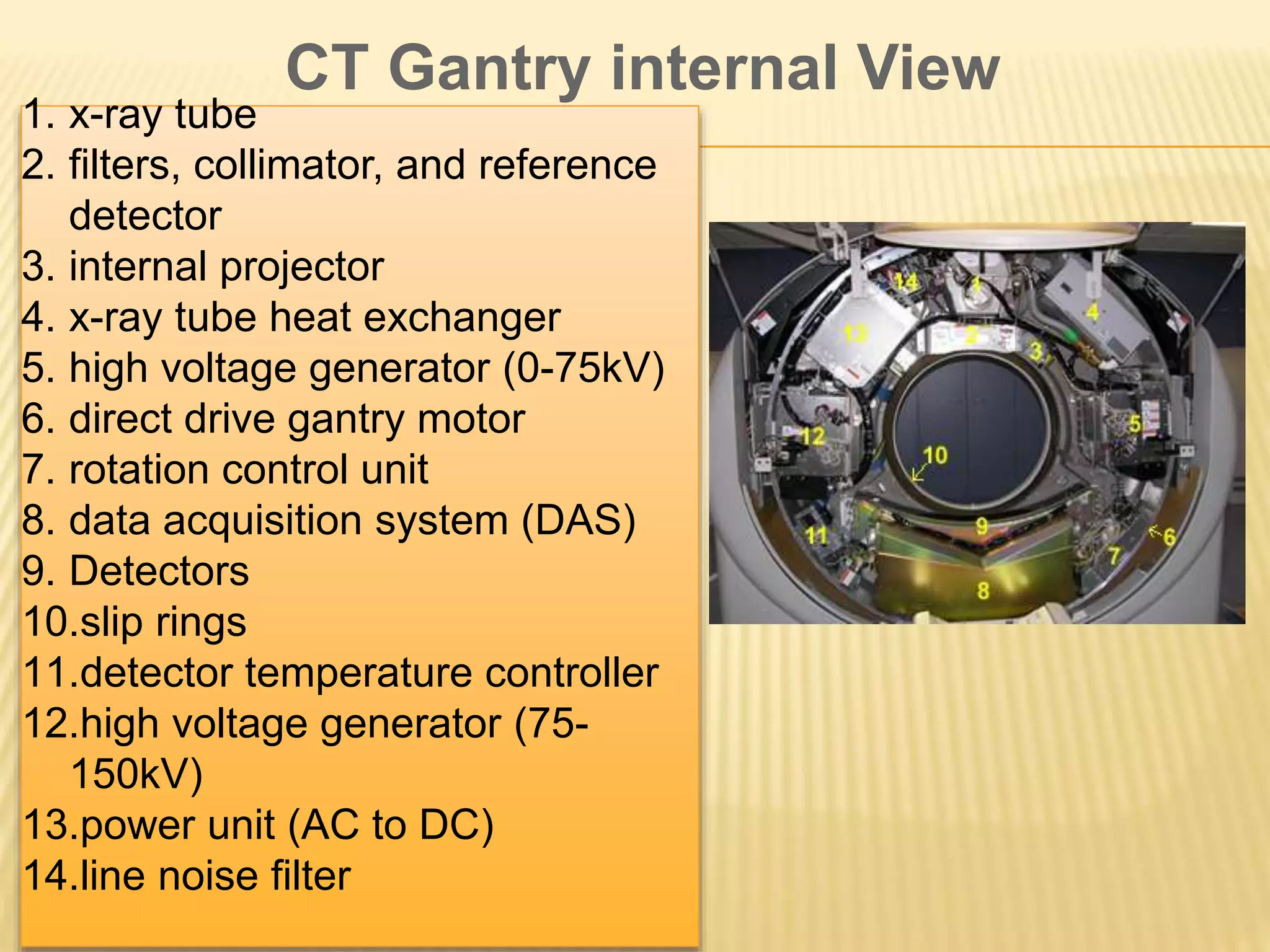 5lab components of ct scanner | PPTX