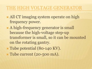 5lab components of ct scanner | PPTX