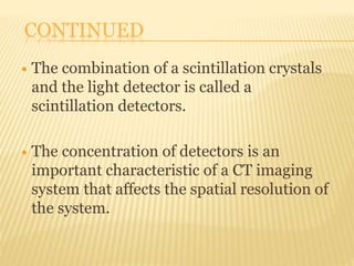 5lab components of ct scanner | PPTX