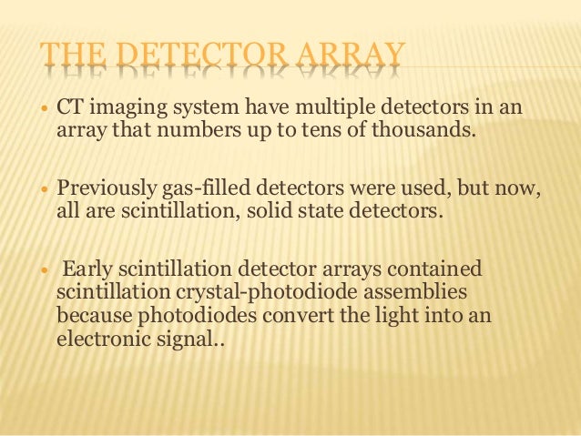 5lab components of ct scanner