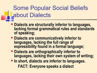 5 language and dialect | PPT