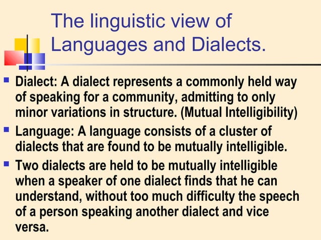 5 language and dialect | PPT